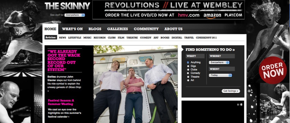 Advertise with The Skinny: Print and Online