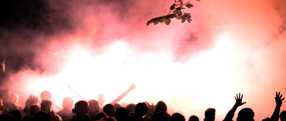 Psychedelic Forest Disco at Kelburn Castle